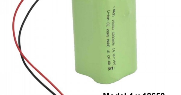 Acumulator Li-ion 14,8V-16V / 5000mAh - Model 4 x 18650 - BravoShop.ro