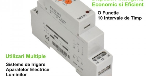 Releu de Timp si Interval, pe Sina Din / TBT7-B1 - BravoShop.ro